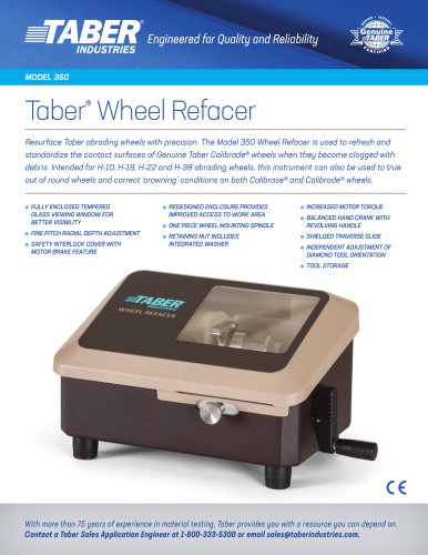 Taber V-5 Stiffness Tester - Model 150-T - Taber Industries - PDF ...