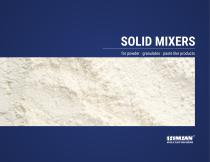 SOLID MIXERS - Isimsan Ltd. Sti. - PDF Catalogs | Technical Documentation | Brochure