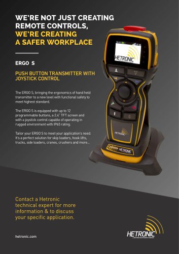 Hetronic, Inc.のすべてのカタログと技術パンフレット