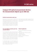V-CAD - 2D optical measuring device - Dr. Heinrich Schneider ...