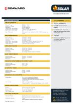 PV150 - SOLAR SEAWARD - PDF Catalogs | Technical Documentation | Brochure