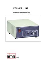 Folnet 1 NT - BMR GmbH - PDF Catalogs | Technical Documentation | Brochure