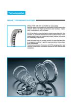 Sprag Clutches - JTEKT - PDF Catalogs | Technical Documentation | Brochure