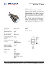 Inductive high-temperature Sensors up to 200 °C - KLASCHKA ...