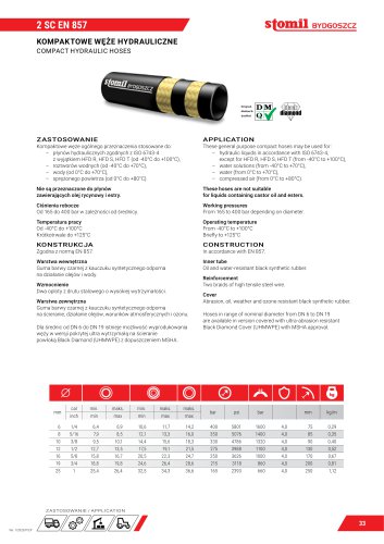 1 SC EN 857 - Stomil Bydgoszcz - PDF Catalogs | Technical Documentation | Brochure