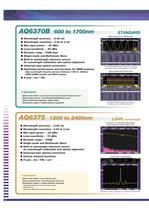 AQ6370 series Optical Spectrum Analyzer - YOKOGAWA Europe - PDF ...