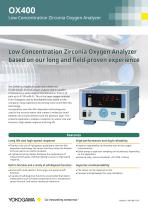 OX400 - YOKOGAWA Europe - PDF Catalogs | Technical Documentation | Brochure