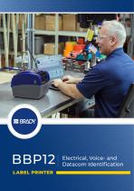 Thermal transfer label printer - BBP12 series - Brady EMEA - desktop ...