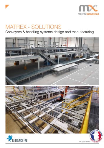 All Matrex catalogs and technical brochures