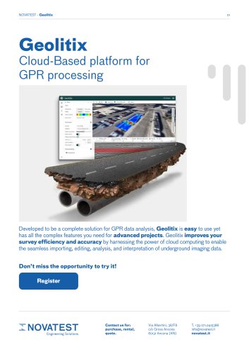 GEOLITIX - Technical Sheet - Novatest - PDF Catalogs | Technical ...