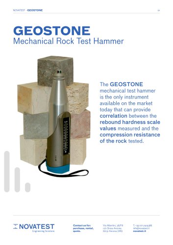 GEOLITIX - Technical Sheet - Novatest - PDF Catalogs | Technical ...