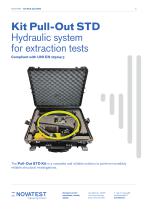 Portable pull-off tester - KIT PULL-OUT STD - Novatest