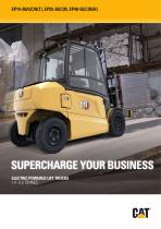 Electric forklift - EP25-35(C)N - Cat Lift Trucks - ride-on / handling ...