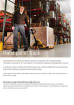 Hand pallet truck 2.5 tonnes - Cat Lift Trucks - PDF Catalogs ...