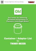 Container_Adapter - Thinky Corporation - PDF Catalogs | Technical ...