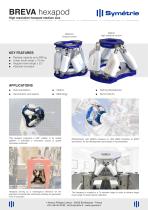 Positioning hexapod - BREVA & BREVA S - SYMETRIE - DC / brushless / stepper