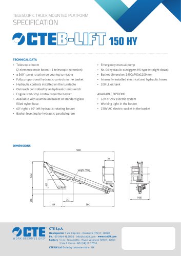 All Cte catalogs and technical brochures