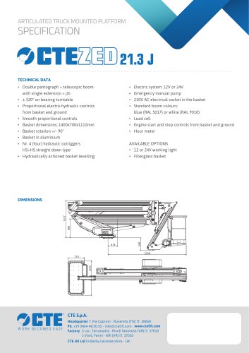 All Cte catalogs and technical brochures