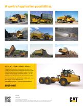 Cat® 735C & 745C Articulated Truck Bare Chassis - Caterpillar Equipment ...
