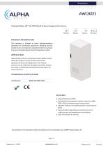 Modular enclosure - AWC8021 - Alpha Wireless Ltd - network / monitoring ...