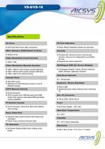 VS-8/VS-16 - AICSYS Inc - PDF Catalogs | Technical Documentation | Brochure