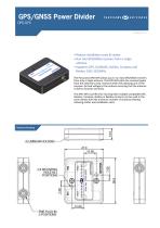 Power divider - DPD-GPS - Panorama Antennas Ltd - voltage / for GPS ...