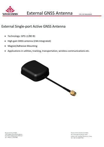 All Smart Antenna Technologies Ltd. catalogs and technical brochures