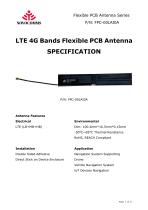 LTE 4G Bands Flexible PCB Antenna SPECIFICATION - Smart Antenna ...