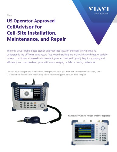 All Viavi Solutions UK Ltd.. catalogs and technical brochures