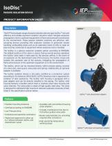 Explosion isolation system - IsoDisc™ - IEP Technologies