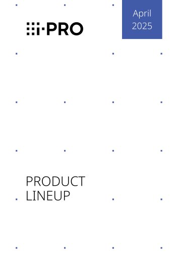 PRODUCT LINEUP 2025 - Panasonic Business Security Solutions - PDF ...