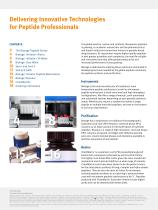 Peptide Synthesis and Purification - BIOTAGE - PDF Catalogs | Technical Documentation | Brochure