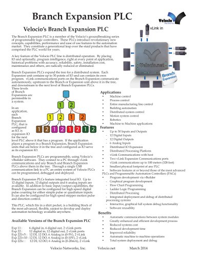 eAce PLC - Velocio Networks - PDF Catalogs | Technical Documentation ...