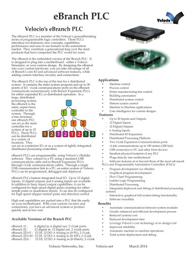 Velocio Networksのすべてのカタログと技術パンフレット