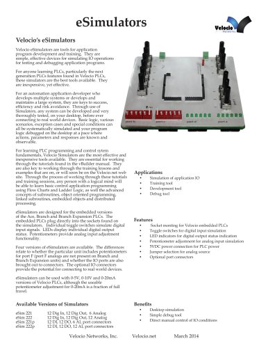 Ace PLCs - Velocio Networks - PDF Catalogs | Technical Documentation ...