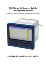 H8000 Series Multipurpose Colorful Date Paperless Recorder - Holykell ...