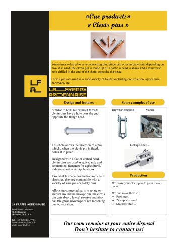 All LA FRAPPE ARDENNAISE catalogs and technical brochures