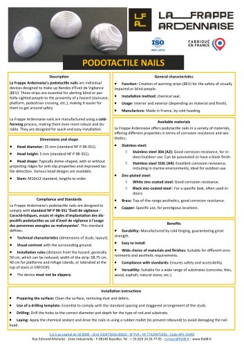 All LA FRAPPE ARDENNAISE catalogs and technical brochures