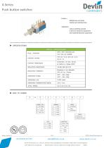 Push button switches Series A - Devlin - PDF Catalogs | Technical Documentation | Brochure
