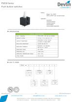 Push button switches Series PS018 - Devlin - PDF Catalogs | Technical Documentation | Brochure