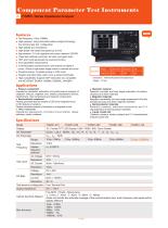 Tonghui Impedance Analyzer TH2851 Series - Changzhou Tonghui Electronic Co., Ltd. - PDF Catalogs ...