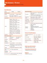 Tonghui Insulation Resistance Meter TH2684/A - Changzhou Tonghui ...