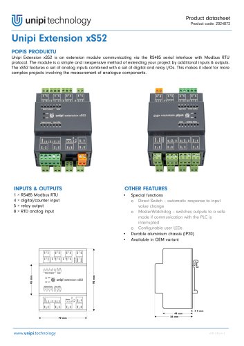 All UniPi.technology catalogs and technical brochures