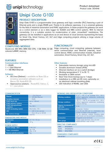 All UniPi.technology catalogs and technical brochures