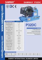 Hydraulic hose crimping machine - P32DC - WUXI SAMWAY CO.,LTD ...