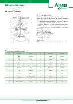 bellow sealed gate valve GAV-BLS - Athena Engineering S.r.l. - PDF Catalogs | Technical ...