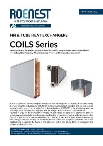 HEAT EXCHANGERS - Roen Est SpA - PDF Catalogs | Technical Documentation ...