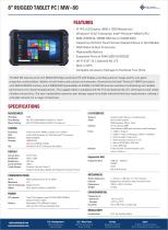 Tablet PC - MW-80 - Estone Technology - Windows 11 IoT Enterprise / 8 ...