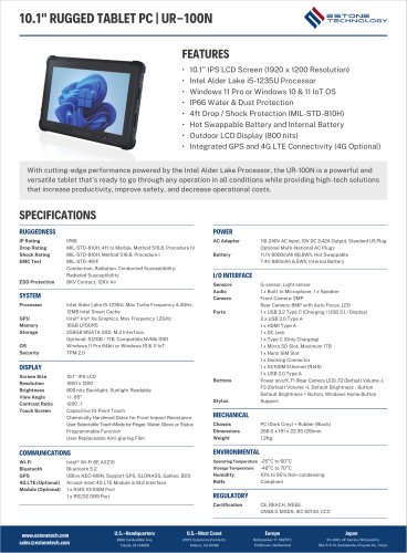 All Estone Technology catalogs and technical brochures