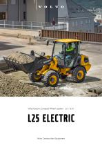 Wheeled loader - L25 ELECTRIC - Volvo Construction Equipment - compact ...